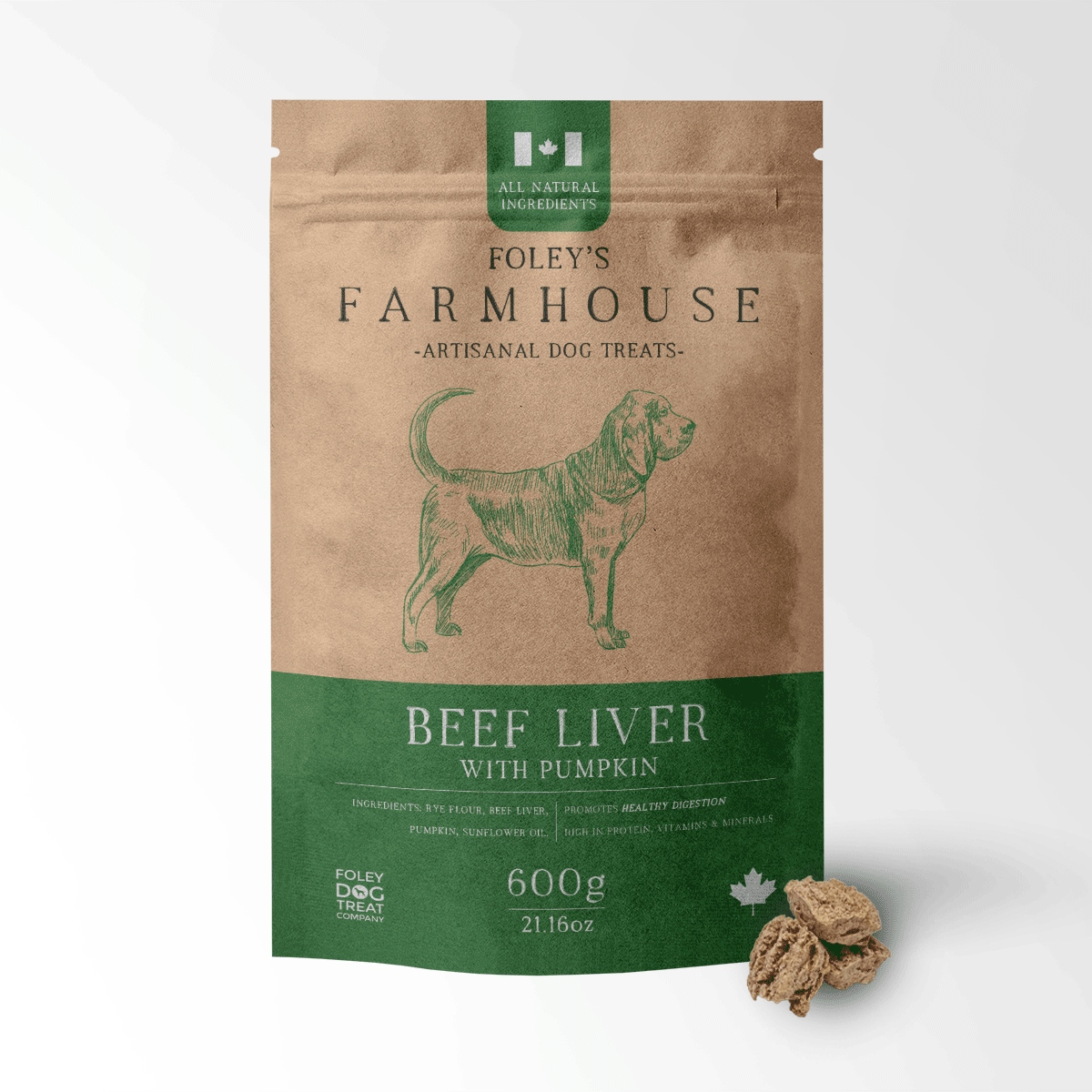 Beef Liver with Pumpkin – Foley Dog Treat Company